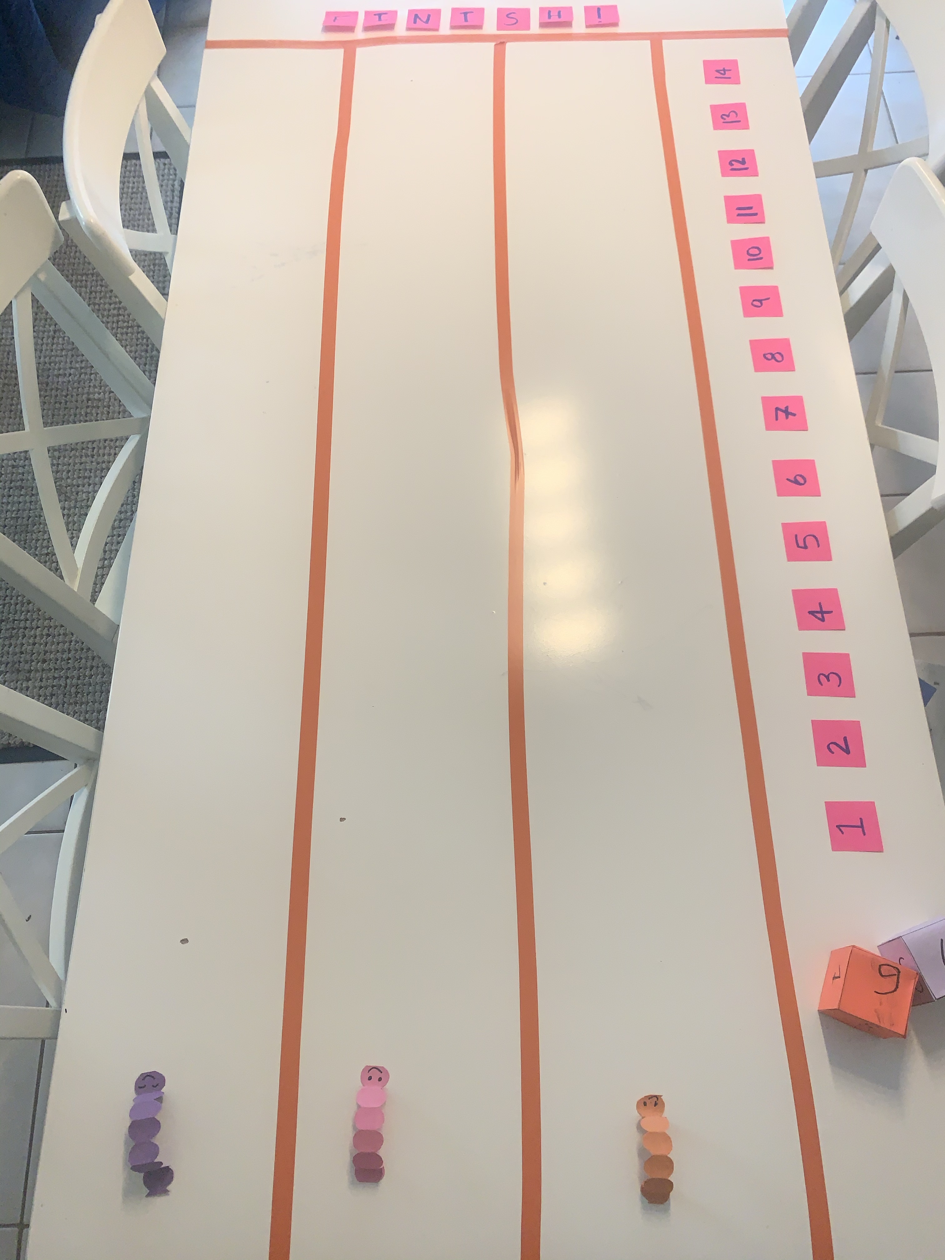 Racing Paper Worms – Raising Truffles